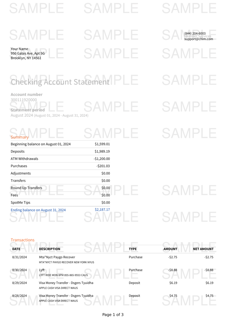 Bank Statement Generator | Make Bank Statements Fast & Easy